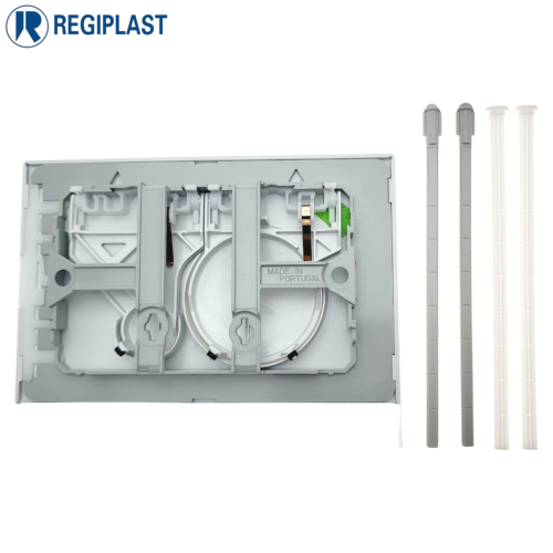 REGIPLAST 187B PLAQUE DE COMMANDE GLOBE BLANCHE.